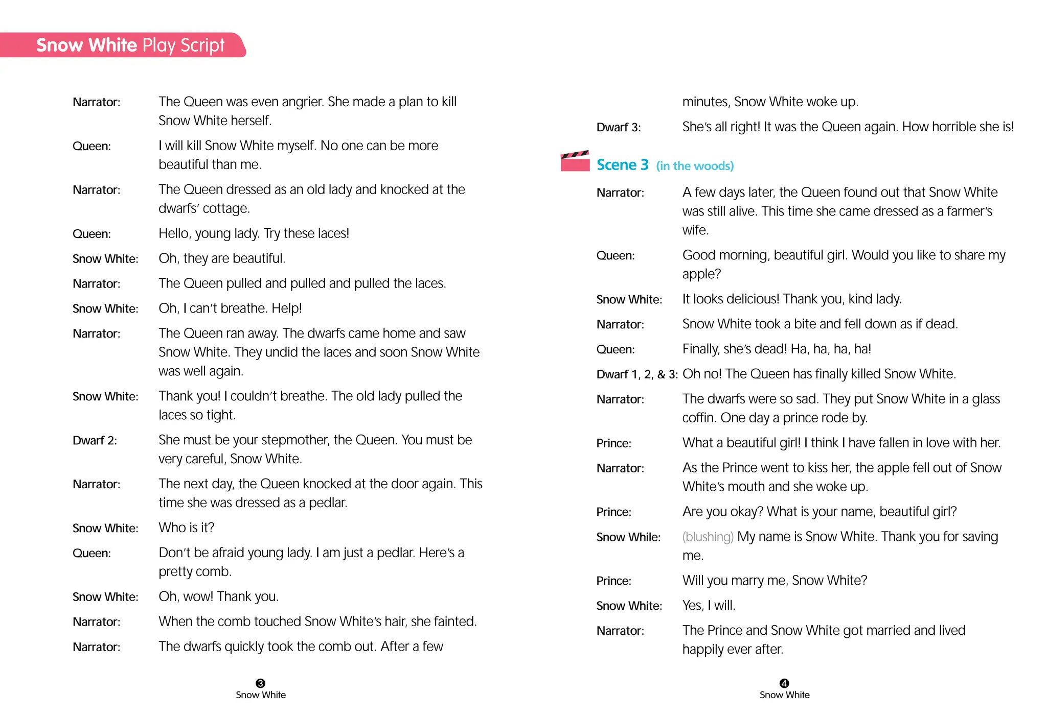 İngilizce Tiyatro Metinleri Skeçler English Drama Scripts | PDF