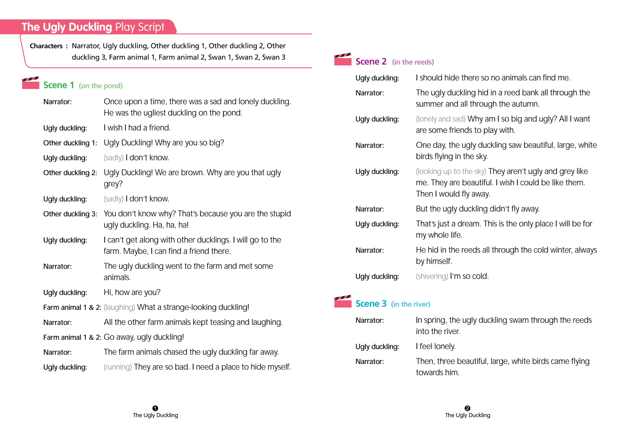 İngilizce Tiyatro Metinleri Skeçler English Drama Scripts | PDF