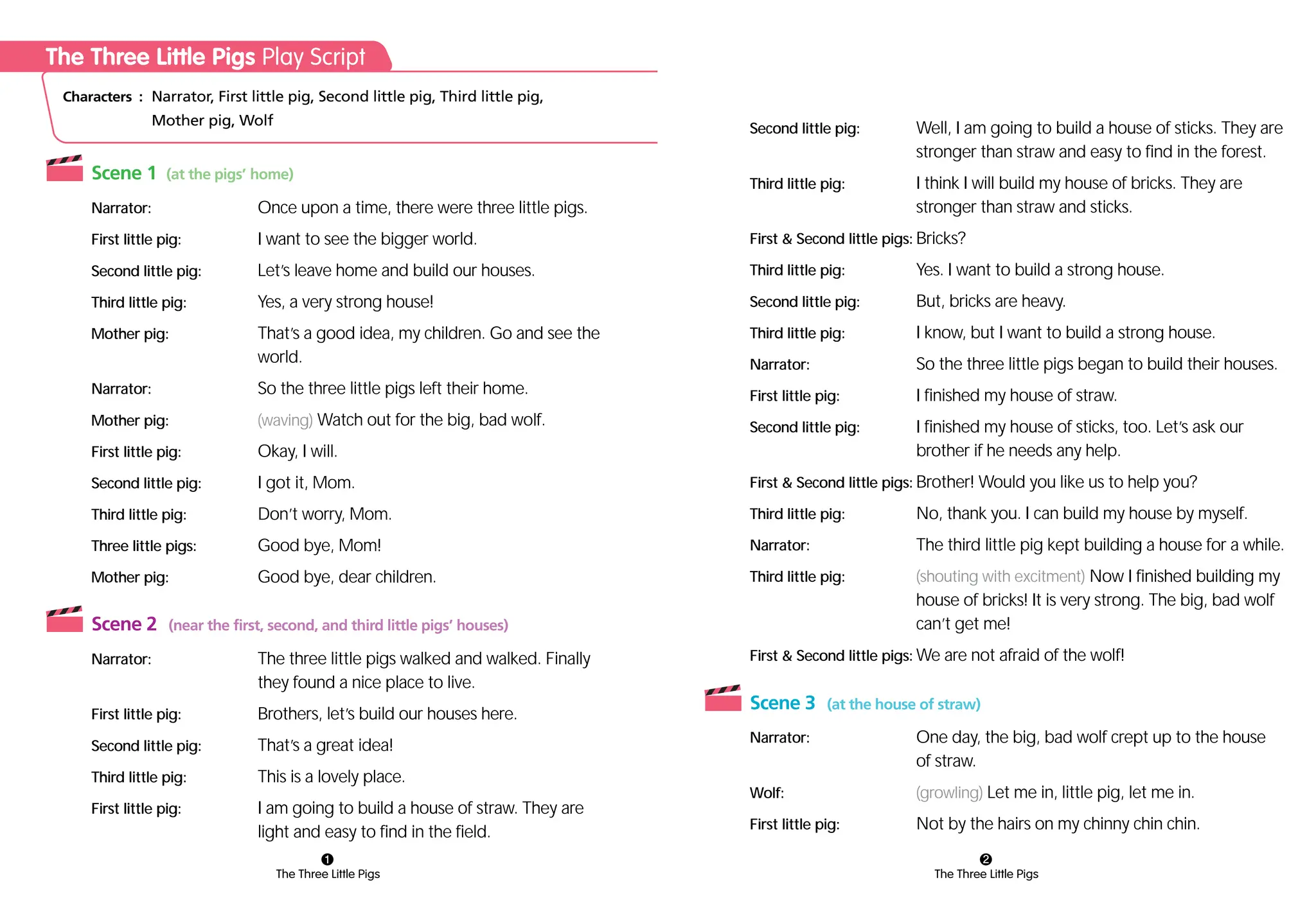 İngilizce Tiyatro Metinleri Skeçler English Drama Scripts | PDF