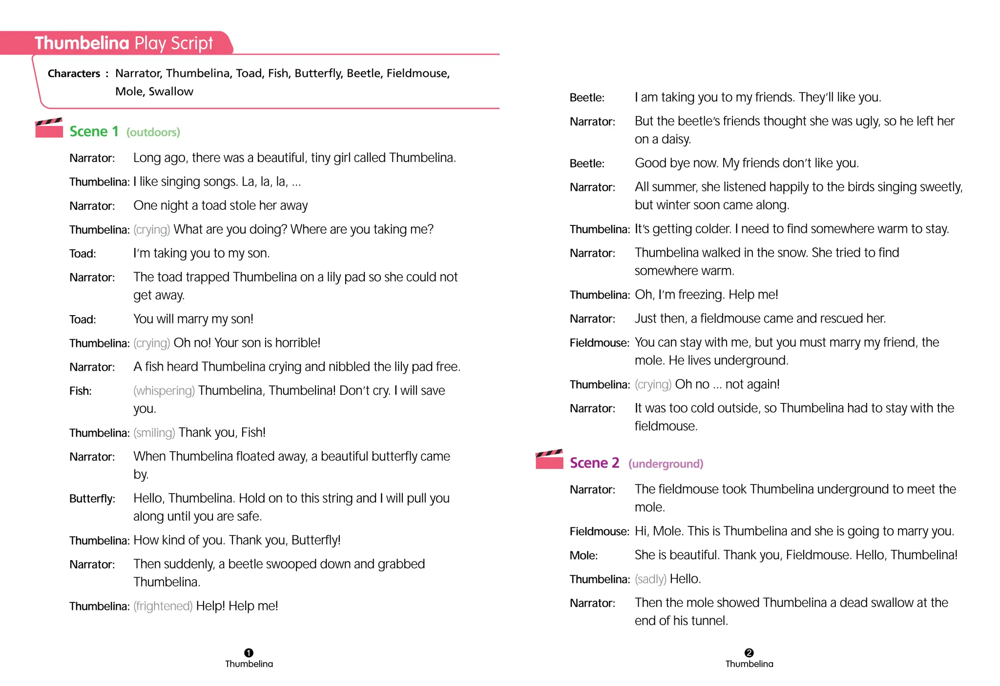 İngilizce Tiyatro Metinleri Skeçler English Drama Scripts | PDF