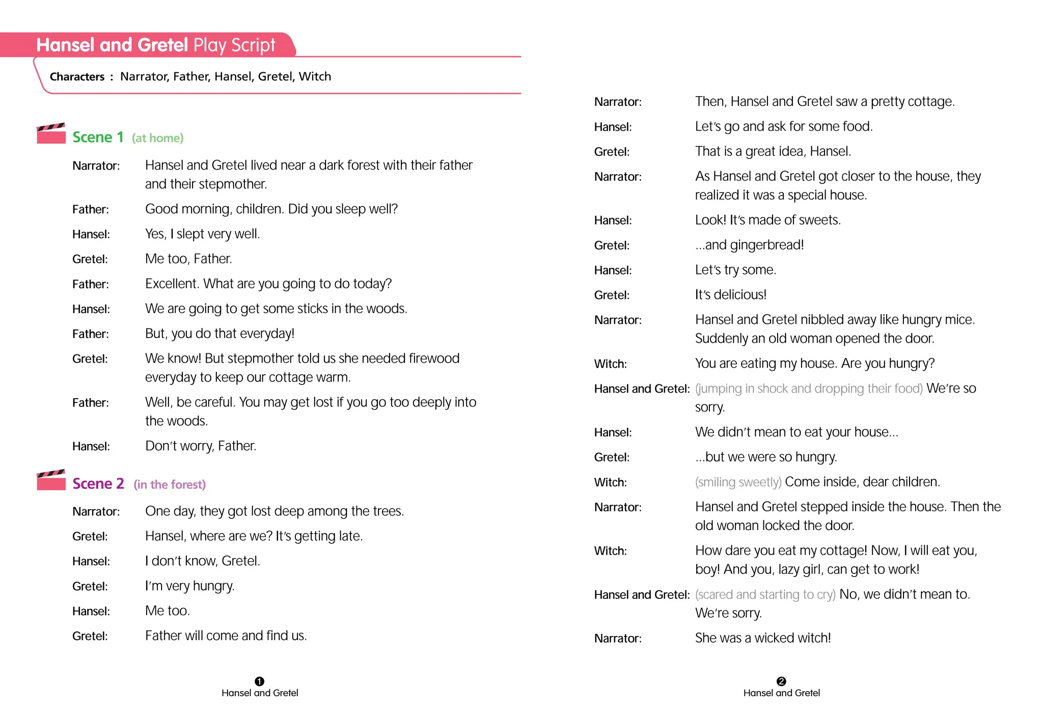 İngilizce Tiyatro Metinleri Skeçler English Drama Scripts | PDF