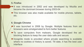 world wide web and its components and the related aspects | PPTX