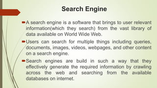 world wide web and its components and the related aspects | PPTX