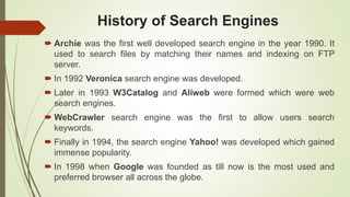 world wide web and its components and the related aspects | PPTX