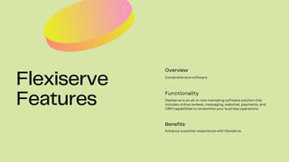 Business Solutions , Flexiserve Software | PPT