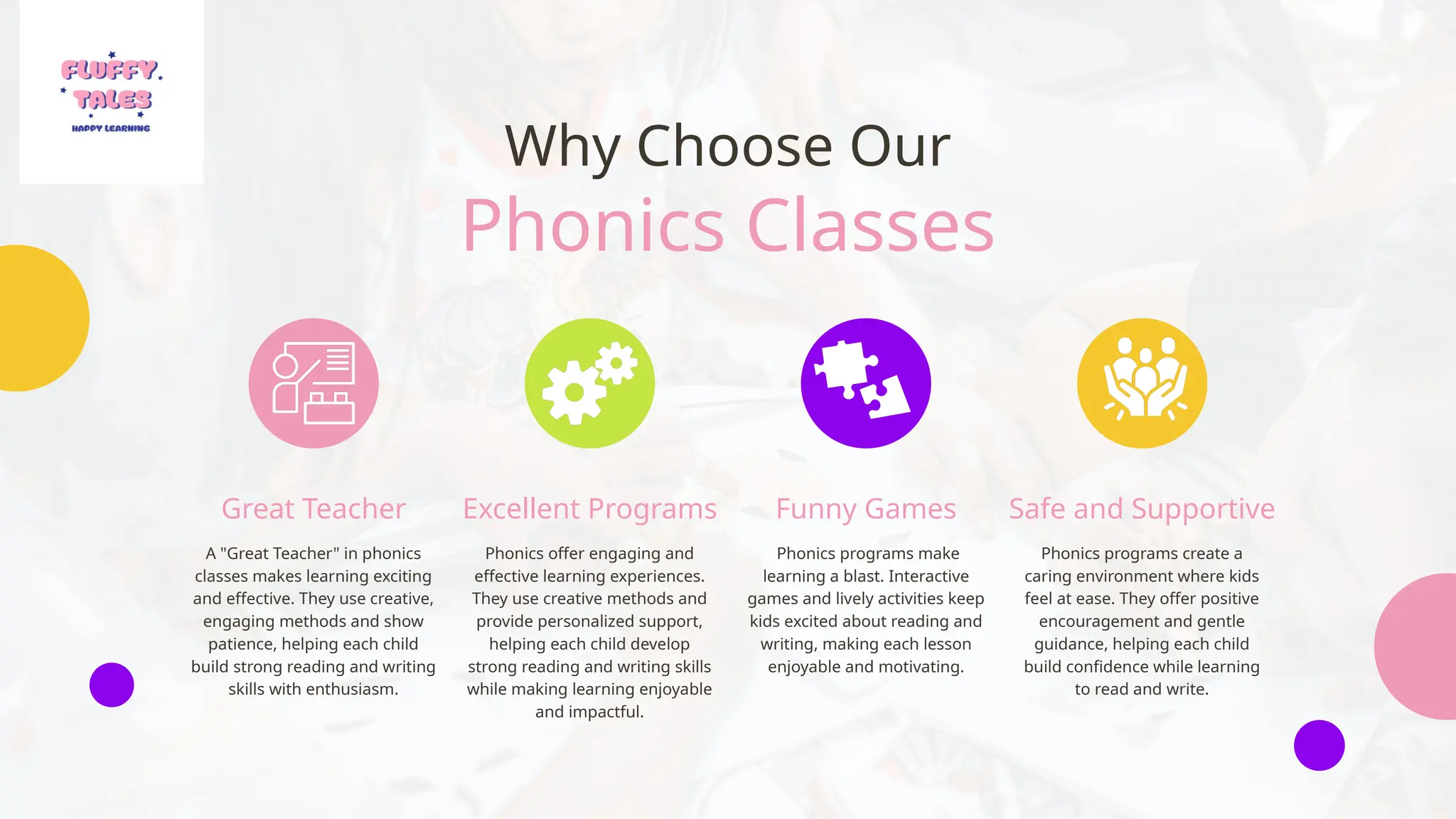 How to learn reading & writing skills with phonics classes" | PPTX
