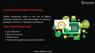 Digital Marketing Training in Bangalore | Skillfloor | PDF