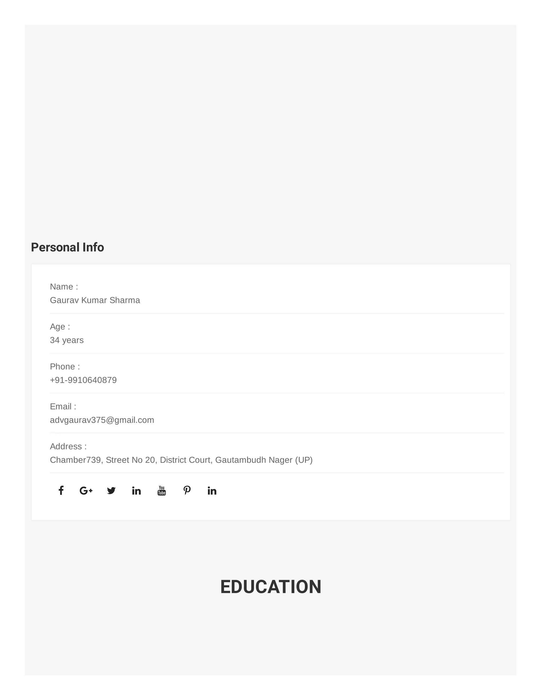 Advocate Gaurav Kumar Sharma | PDF Advocate Gaurav Kumar Sharma | PDF