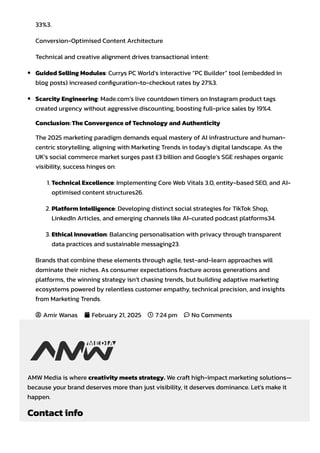 2025 MARKETING TRENDS: LEVERAGING AI FOR INCREDIBLE BUSINESS GROWTH | PDF