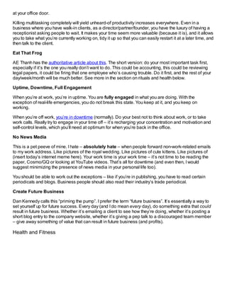 Time Management Case Study Busy Business People | PDF