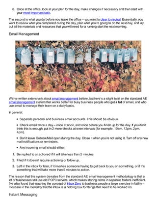 Time Management Case Study Busy Business People | PDF