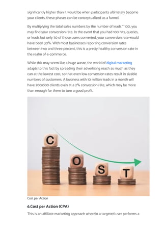 8 Top Digital Marketing Metrics To Track | PDF