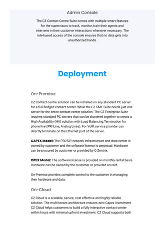 Cloud Contact Center Solution | PDF