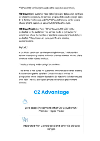 Cloud Contact Center Solution | PDF