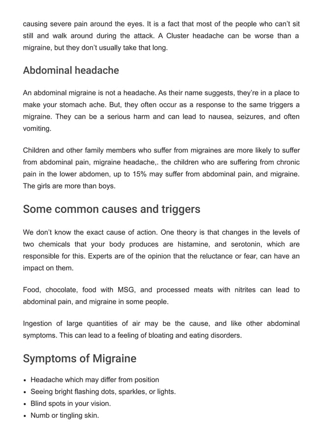 Www curefavor-com-migraine-causes-treatment-types-and-symptoms- | PDF | Brain and Nervous System ...