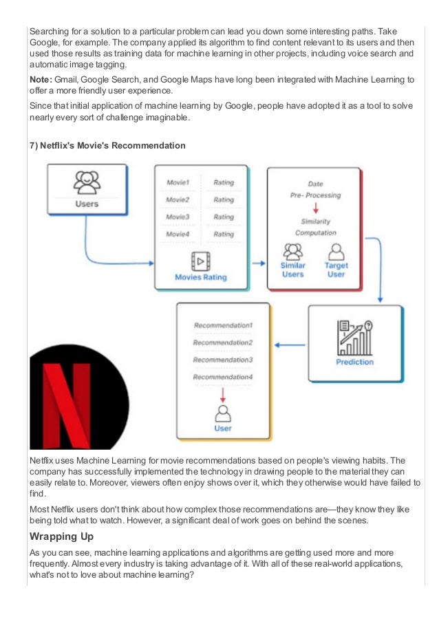 7 Real-World Examples of Machine Learning in Current Times | PDF