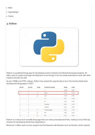 Top Blockchain Programming Languages: Choose the Best One for Your ...