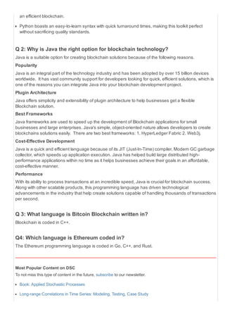 Top Blockchain Programming Languages: Choose the Best One for Your ...