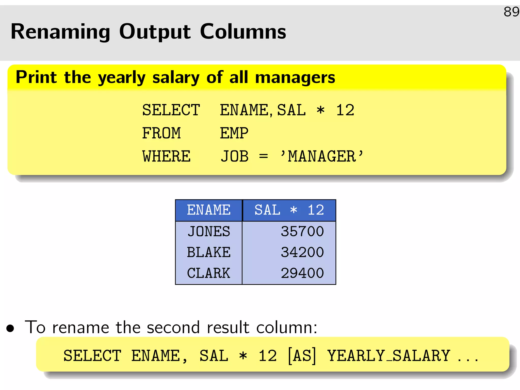 Introduction To The Relational Model And Sql Ppt