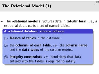 Introduction to the Relational Model and SQL | PDF
