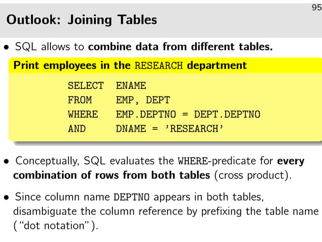 Introduction to the Relational Model and SQL | PPT