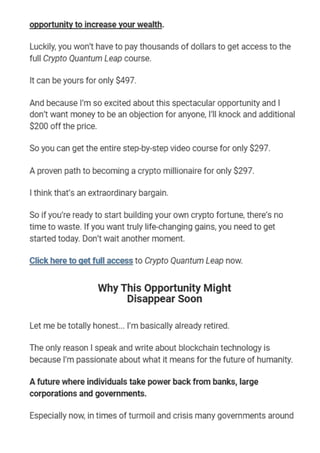 Crypto for beginners | PDF