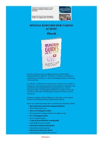 Insta Guides For Beginners | PDF