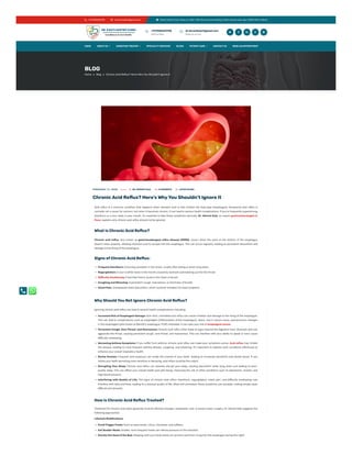 Chronic Acid Reflux? Here’s Why You Shouldn’t Ignore It | PDF