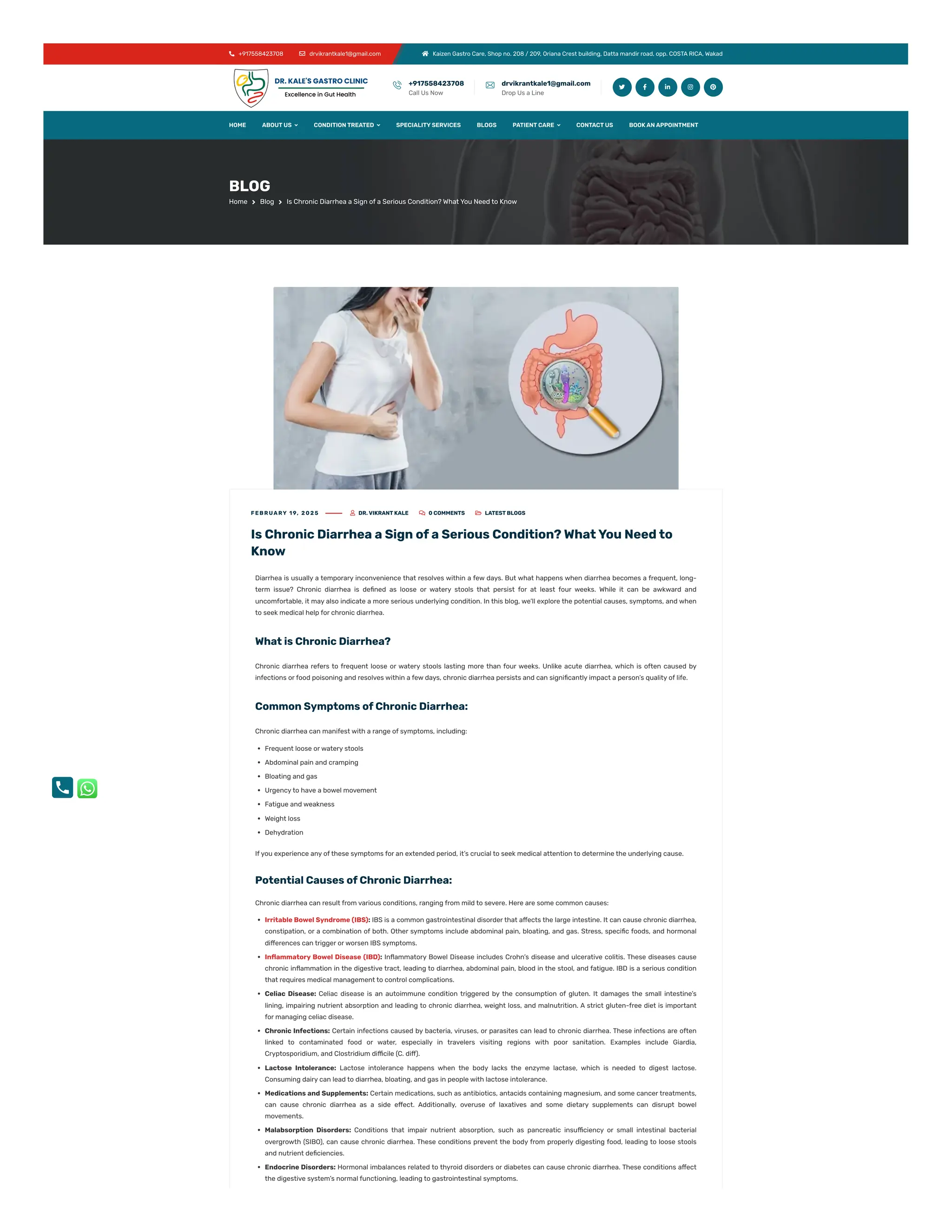 Is Chronic Diarrhea a Sign of a Serious Condition? What You Need to ...