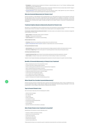 Anal Fistula Treatment in Pune- Dr. Rupali Bandgar-Jankar | PDF