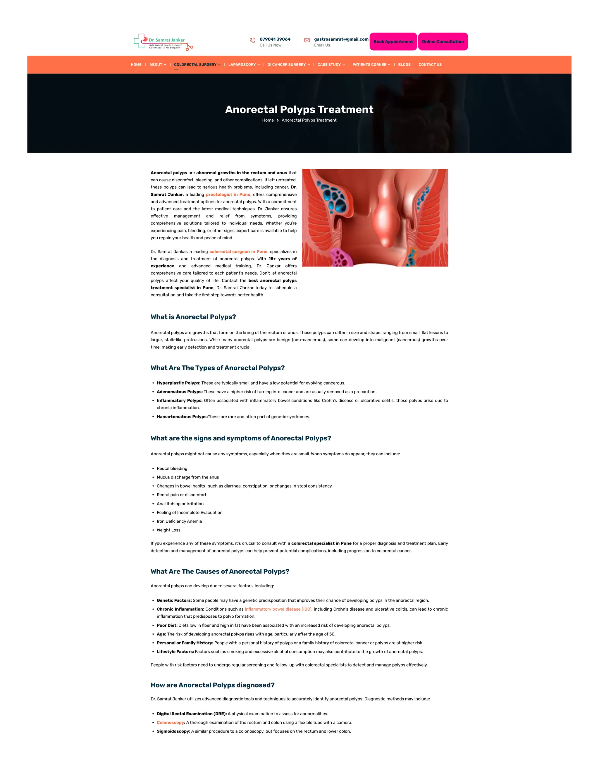 Anorectal Polyps Treatment in Pune- Dr. Samrat Jankar | PDF