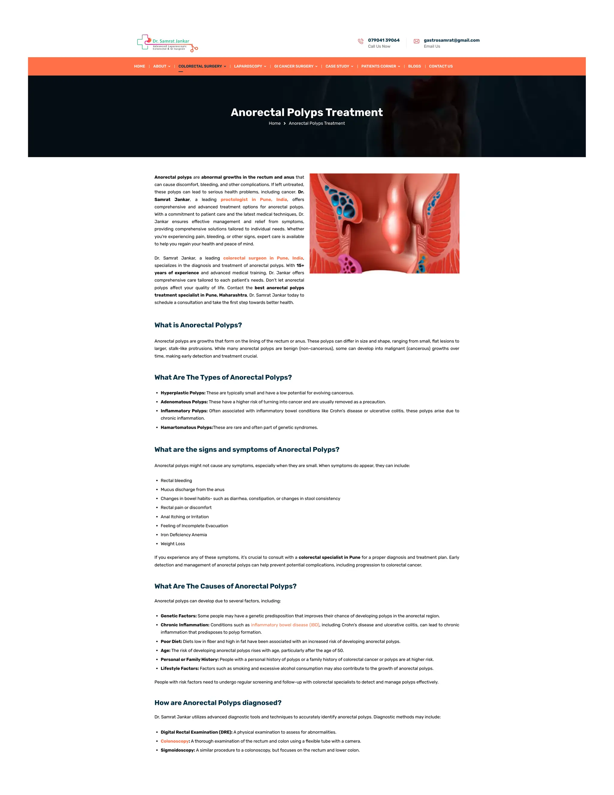 Anorectal Polyps Treatment in Pune | Dr. Samrat Jankar | PDF