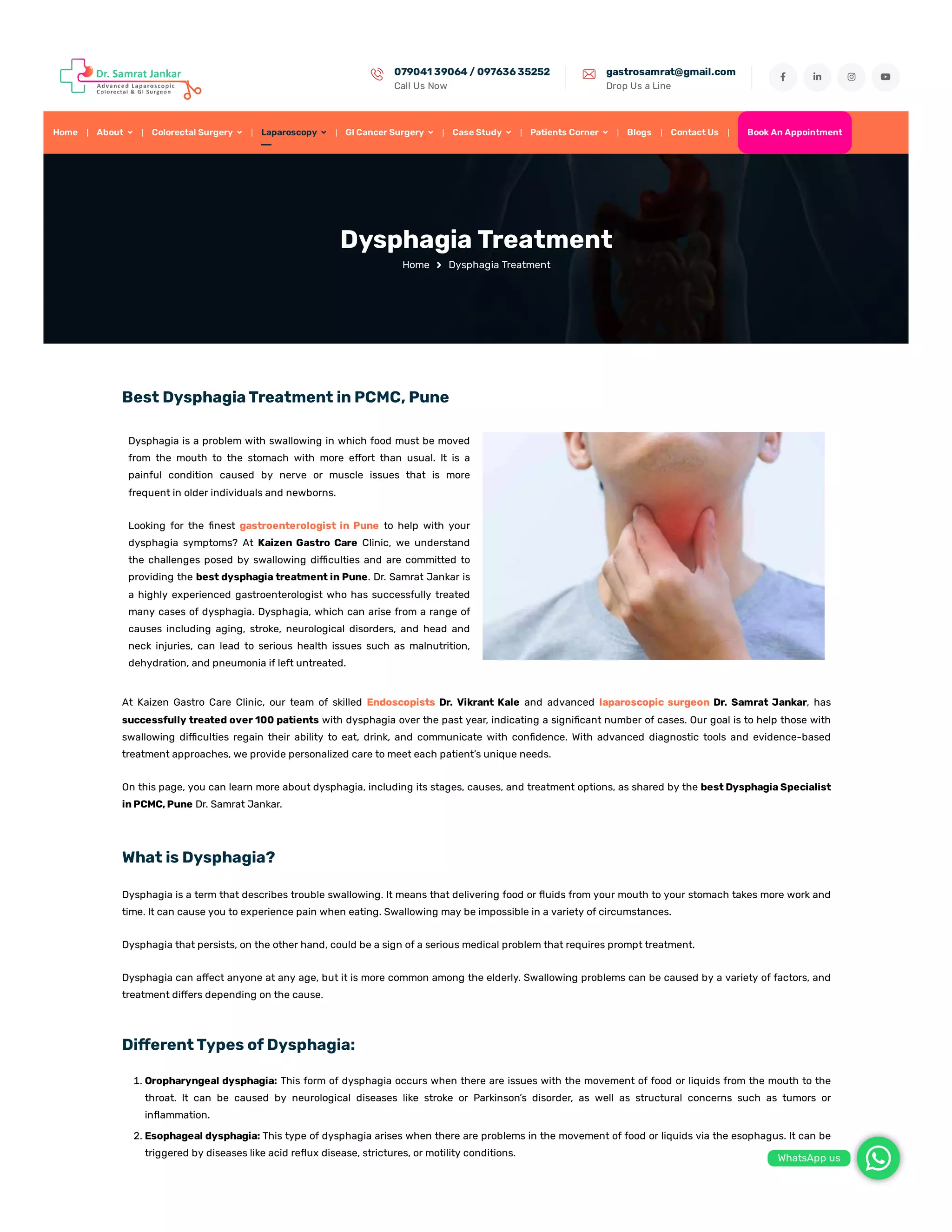 Best Dysphagia Treatment in PCMC, Pune- Dr. Samrat Jankar | PDF