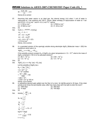 (Www.entrance exam.net)-aieee chemistry sample paper 1 | PDF