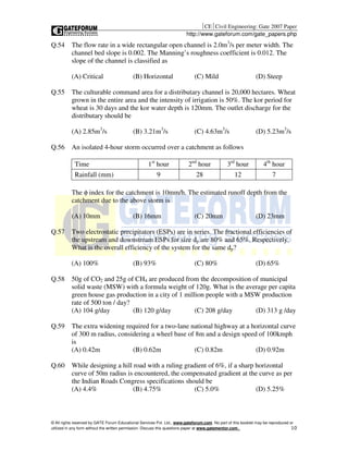 (Www.entrance exam.net)-gate civil engineering sample paper 4 | PDF ...