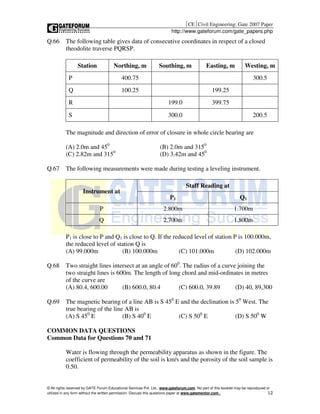 (Www.entrance exam.net)-gate civil engineering sample paper 4 | PDF