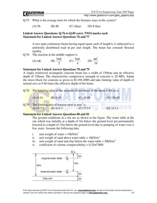 (Www.entrance exam.net)-gate civil engineering sample paper 4 | PDF