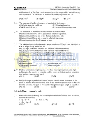 (Www.entrance exam.net)-gate civil engineering sample paper 4 | PDF