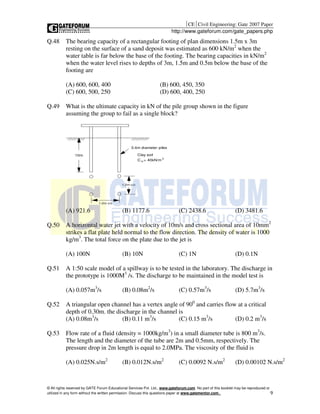 (Www.entrance exam.net)-gate civil engineering sample paper 4 | PDF