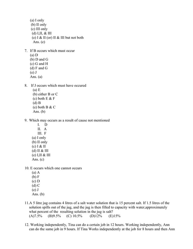 (Www.entrance exam.net)-hcl placement sample paper 3 | PDF