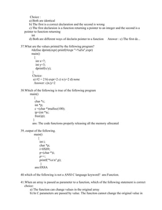 (Www.entrance exam.net)-hcl placement sample paper 3 | PDF | Programming Languages | Computing