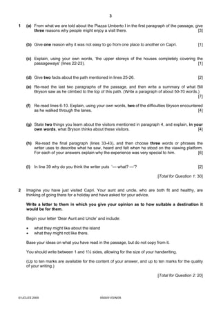 (Www.entrance exam.net)-igcse sample paper 1 (1) | PDF