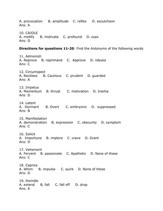 (Www.entrance exam.net)-tcs placement papers | DOC