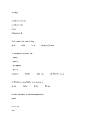 (Www.entrance exam.net)-tcs placement sample paper 2 | DOCX ...