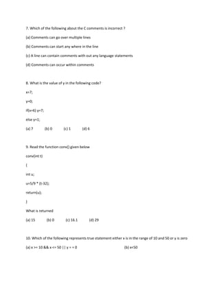 (Www.entrance exam.net)-tcs placement sample paper 2 | DOCX ...