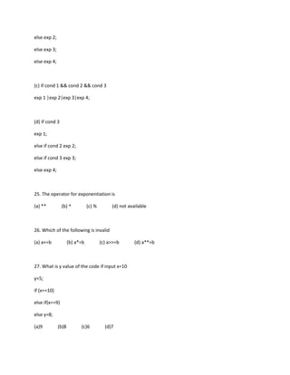 (Www.entrance exam.net)-tcs placement sample paper 2 | DOCX ...