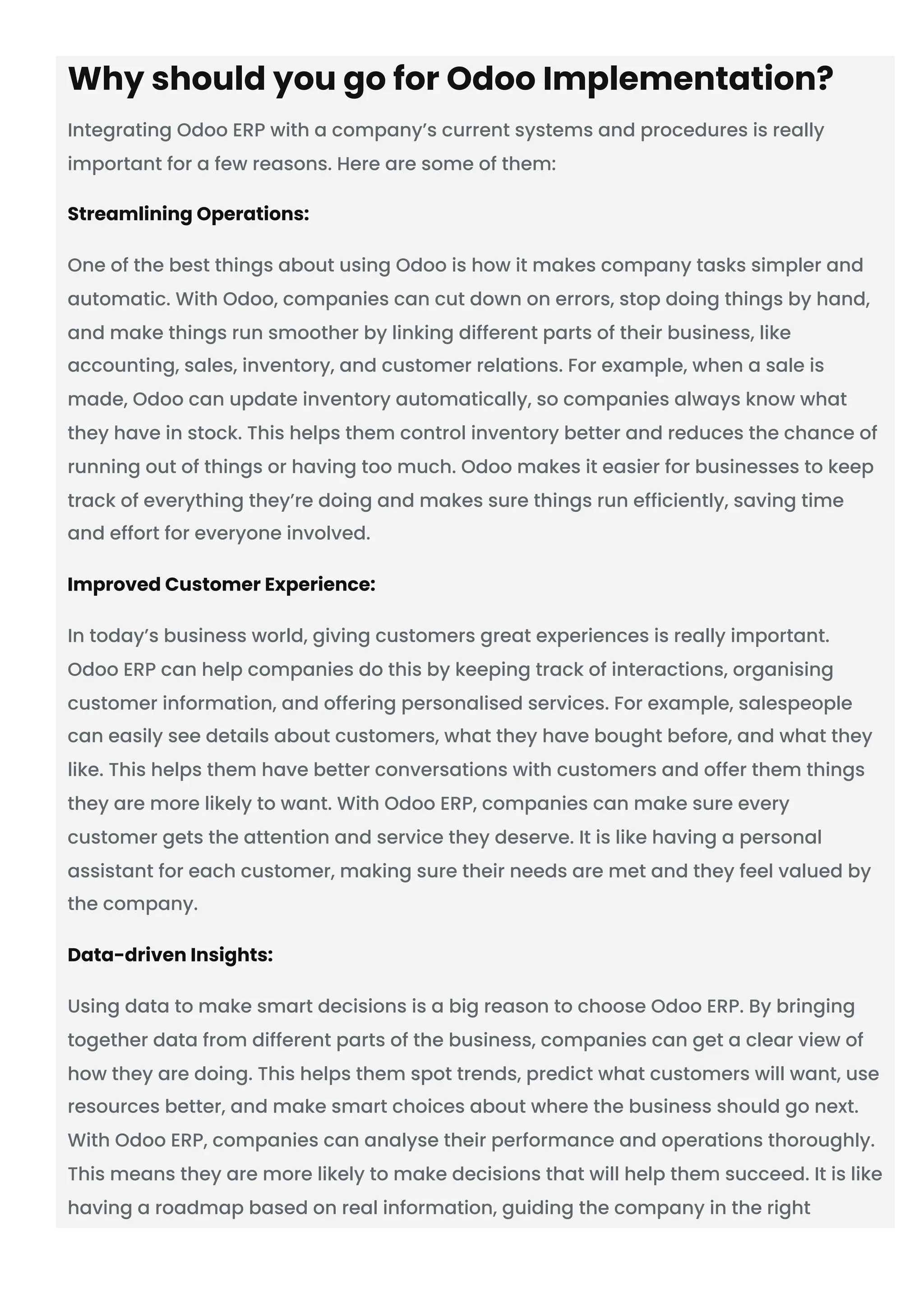 A Step-by-Step Guide on How to Complete Odoo Implementation Process | PDF