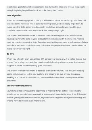 A Step-by-Step Guide on How to Complete Odoo Implementation Process | PDF