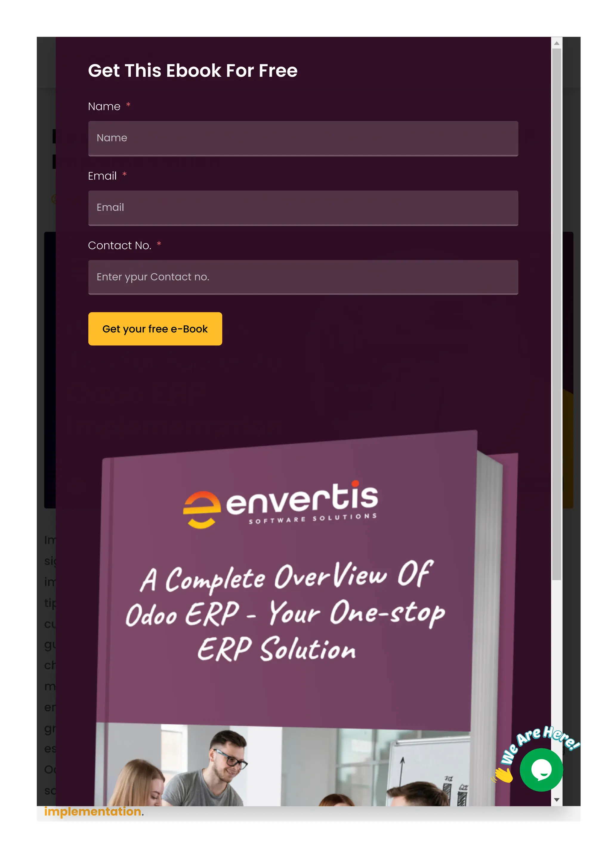 Best Practices & Tips for a Successful Odoo ERP Implementation | PDF