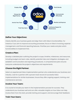 Best Practices & Tips for a Successful Odoo ERP Implementation | PDF